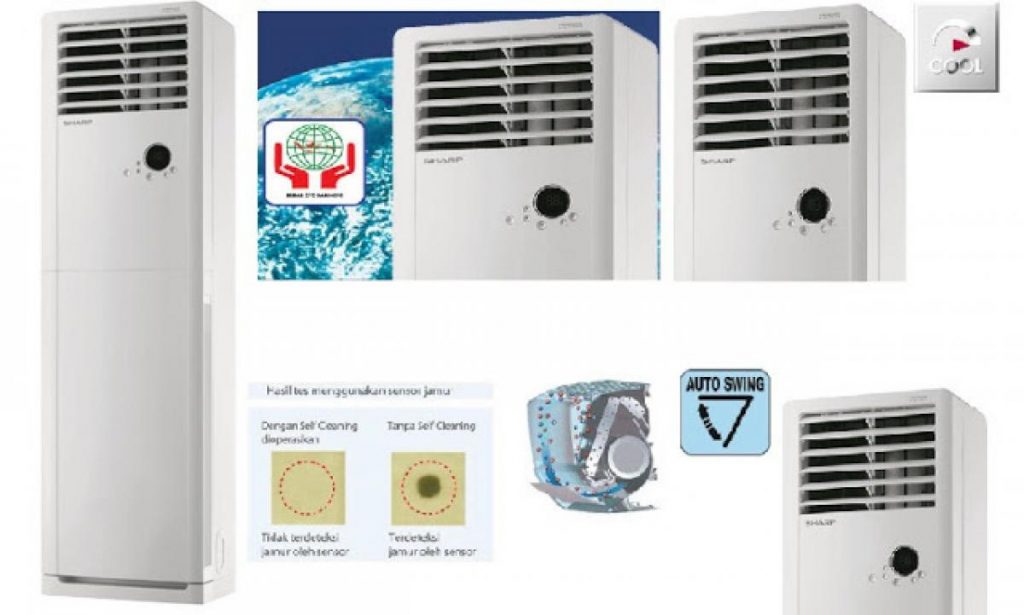 Review dan Harga AC Standing Floor 5 PK Sharp GS-A48SCY – DesaininRumah
